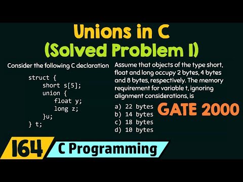 Learn Unions in C Solved Problem 1 - Mind Luster
