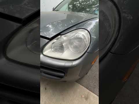 First Gen Porsche Cayenne Headlight swap - Xenon to Halogen - comment below for a follow up video