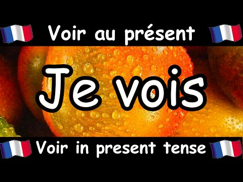 VOIR (To See) Conjugation Song - Present Tense - French Conjugation - Le Verbe VOIR