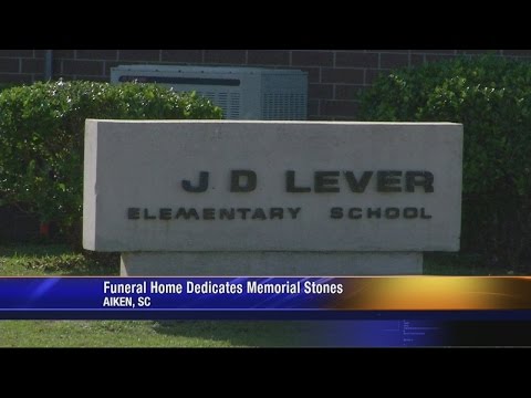 Aiken funeral home donates memorial stones to elementary school