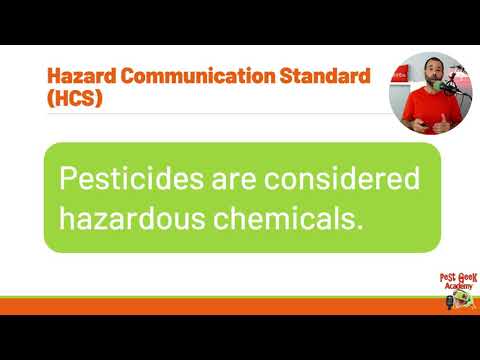 Exposure To Pesticides Under The Hazard Communication Standard HCS Pest Control Training SDS MSDS