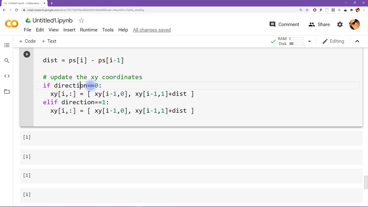 Data animations in Python using Google-colabs