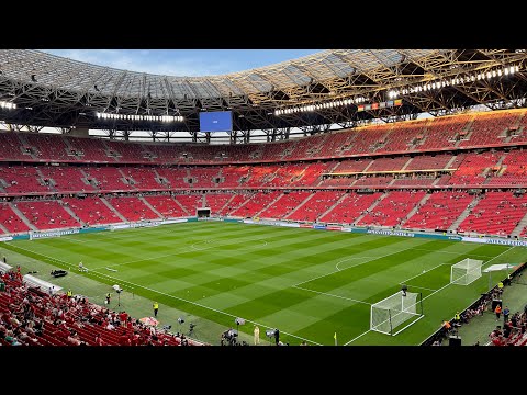 Milyen egy EB selejtező mérkőzés a PUSKÁSBAN? // Hungarian football game // UEFA EURO 2024