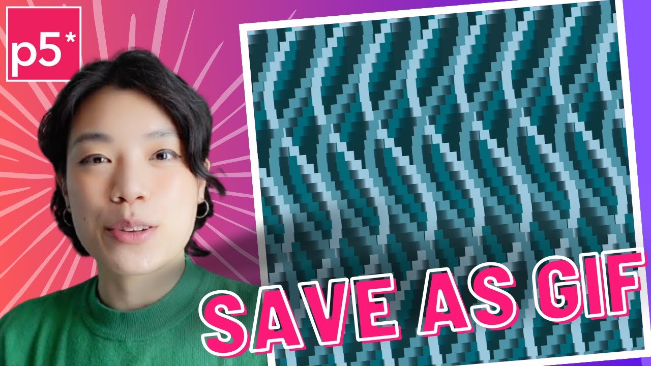 p5.js Coding Tutorial | How to Save Animation as a GIF (saveGif Function)
