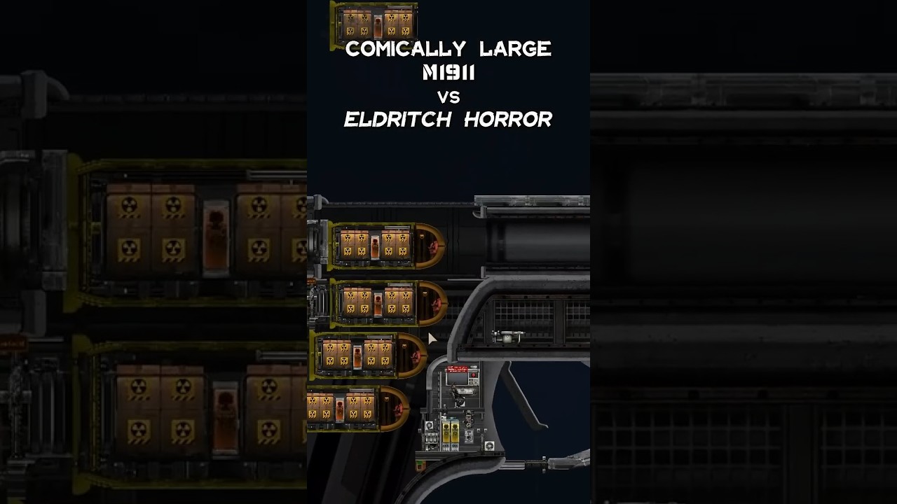 Comically Large M1911 vs Eldritch Horrors #barotrauma