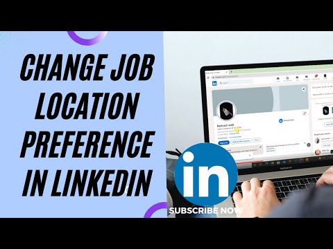 how to change job location preference in linkedin