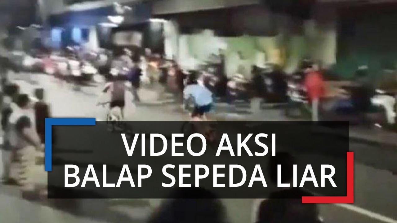 Viral Video Balap Sepeda Ontel Layaknya Balapan Liar Motor - Tribun Video
