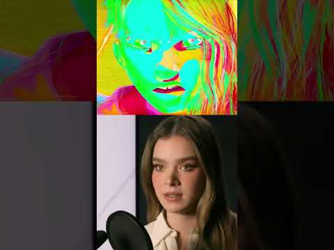 Hailee steinfeld playing Gwen Stacy on across z spiderverse #haileesteinfeld #gwenstacy #spiderverse
