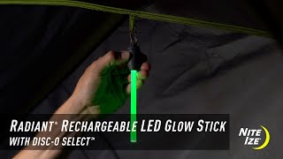 Nite Ize Radiant Rechargeable Disc-O Select LED Glow Stick