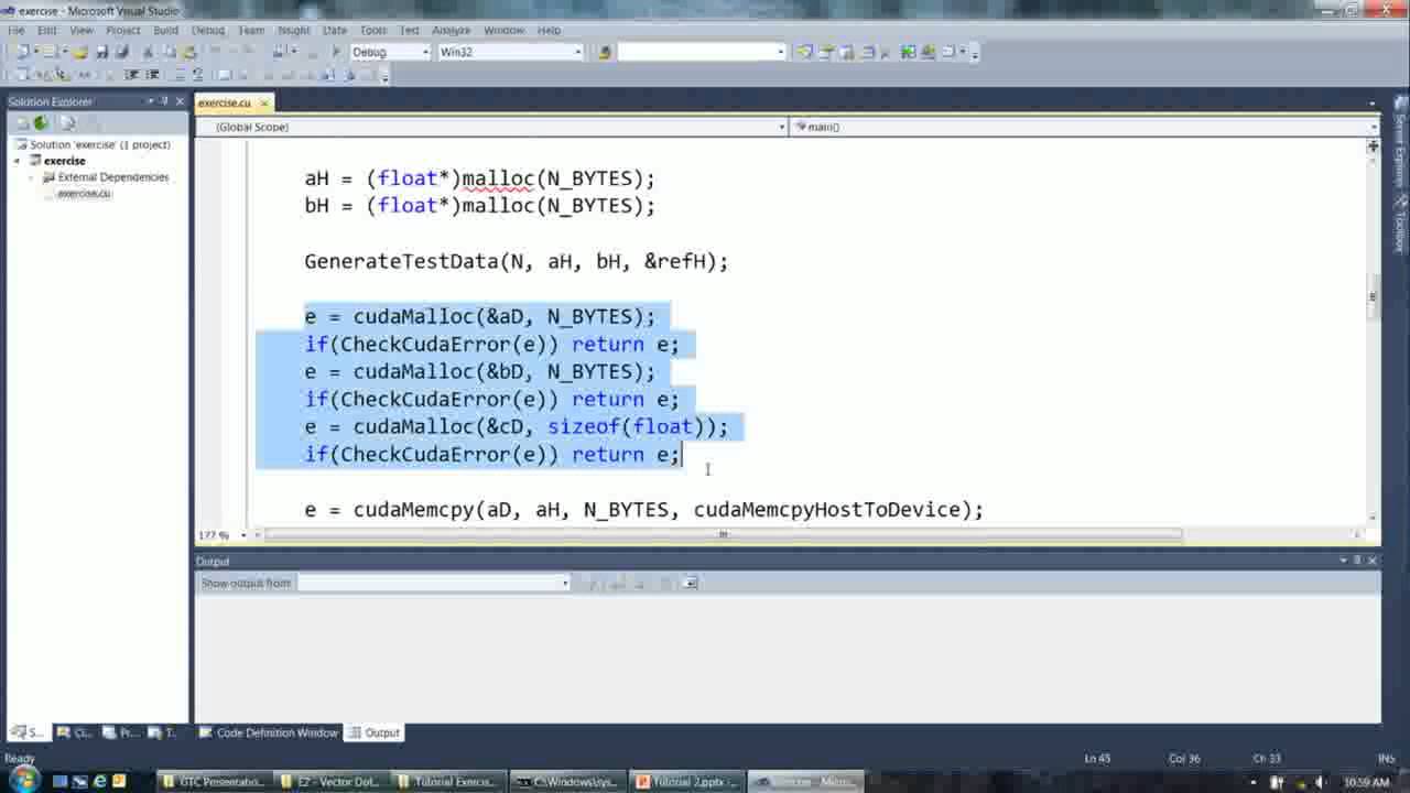 Acceleware at NVIDIA GPU Tech - Introduction to GPU Programming (2/4)