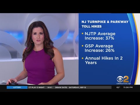 Toll Hikes Go Into Effect Sunday On New Jersey Turnpike, Garden State Parkway