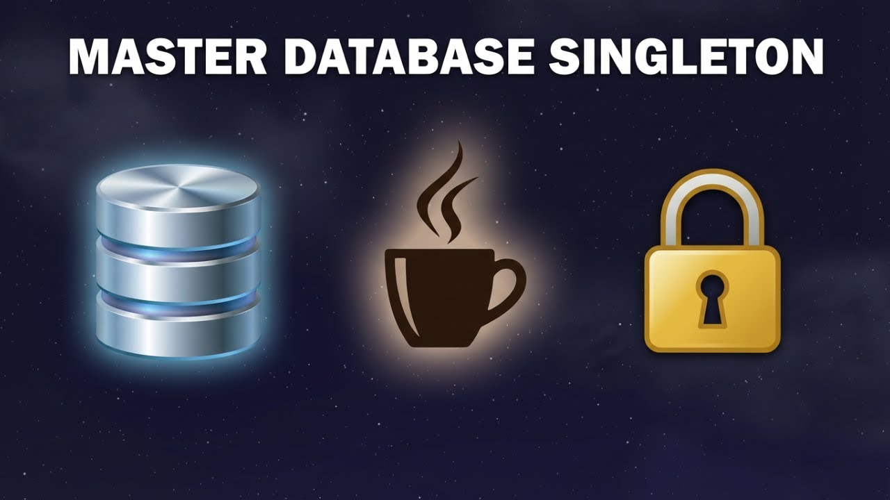 OOP Design Patterns Singleton for Database Connections in Java Projects
