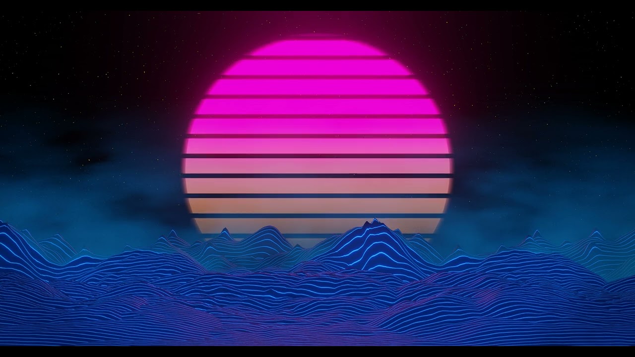 Retro Sun Synthwave / Vaporwave
