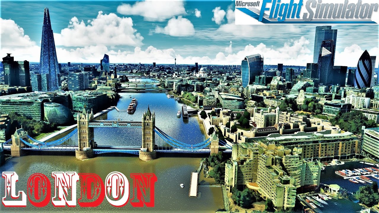 Microsoft Flight Simulator 2020 - London - England - Europe - Videos ...