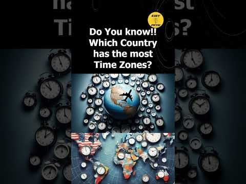 Country with most Time Zones - Interesting Facts- 219