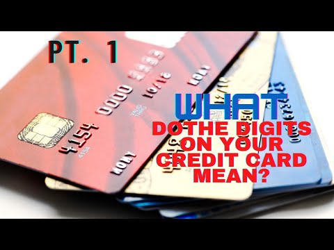 The Real Meaning of the Credit Card Number pt.1