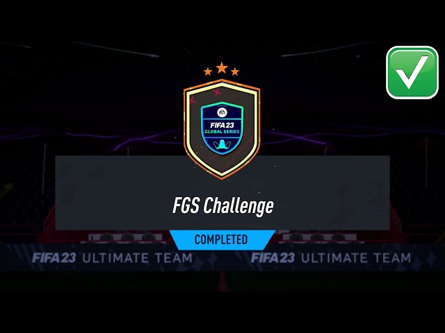 FIFA 23 Ultimate Team FGS Challenge SBC