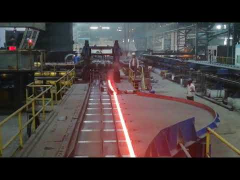 9 mtr billet rolling in 3Hi roughing mill, Super Smelters Ltd