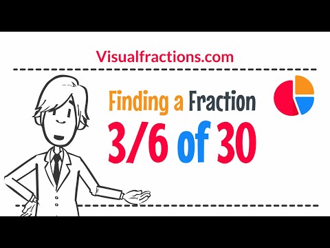 Finding a Fraction 3/5 of 30