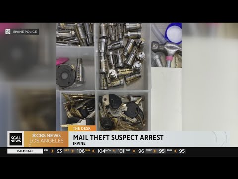 Irvine police arrest prolific mail theif