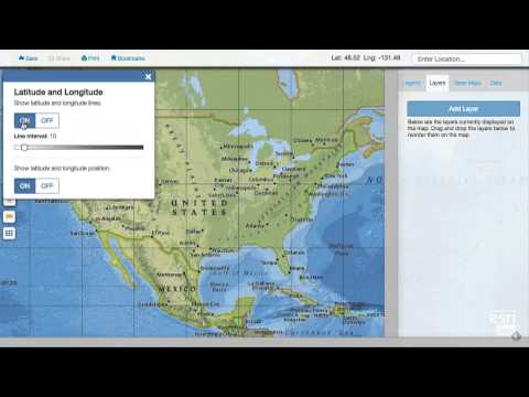 MapMaker Interactive Tutorial 9: Latitude and Longitude