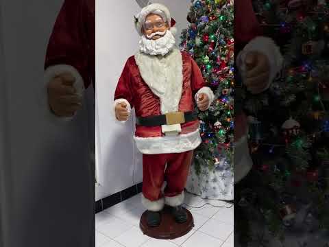 Gemmy Spanish santa video #10