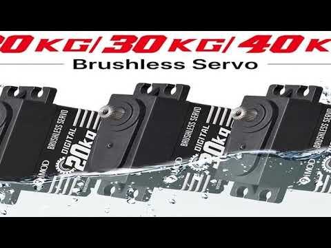 9imod Brushless Servo 20/30/40KG Aluminum Alloy Case Waterproof Digital Metal Gear Servo for 1/8 1/1