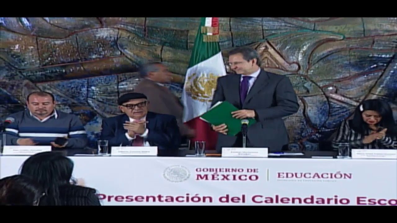 Presentación del #CalendarioEscolar 2019-2020 para #EducaciónBásica y #EducaciónNormal