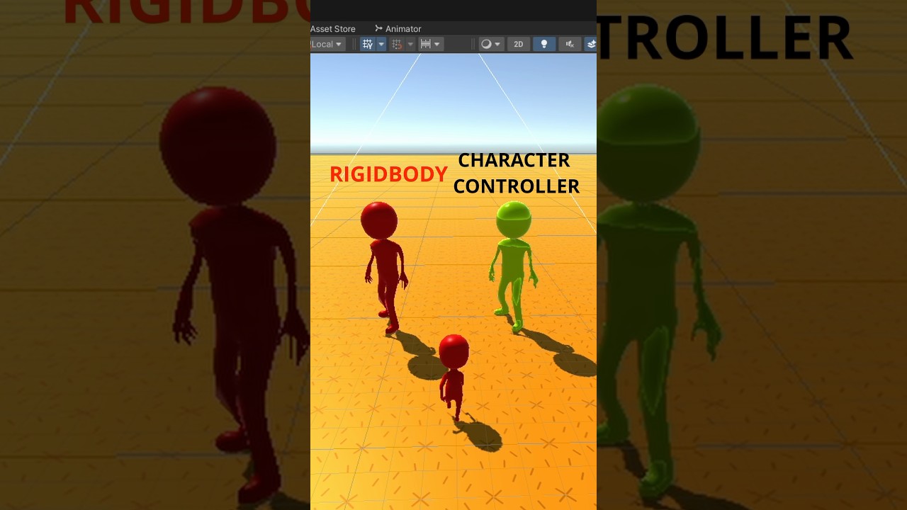 Important Concepts In Unity  - RigidBody VS Character Controller
