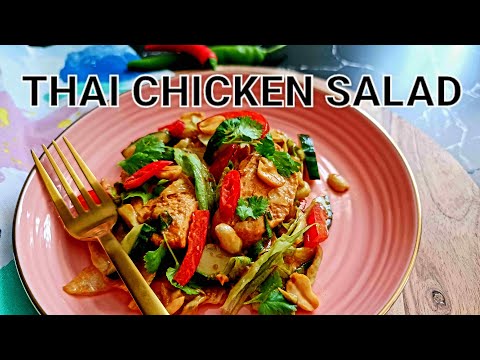 Thai Salad | Thai Chicken Salad | Healthy Salad