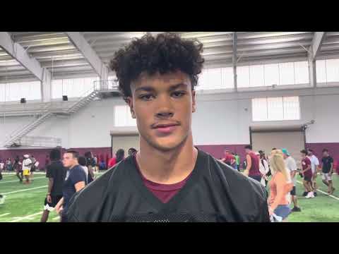 2026 WR prospect Kaiden Prothro talks about his camp experience and his recruitment w/ FSU Football