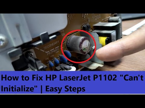 How to Fix HP LaserJet P1102 Can't Initialize