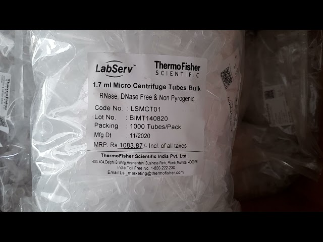 Centrifuge Machine - Thermo Labserv 1.7 ml Microcentrifuge Tube (MCT ...