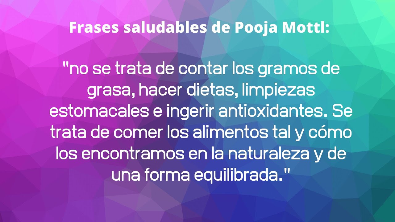 Frases saludables: la buena alimentación