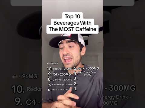 Top 10 Beverages With The MOST Caffeine
