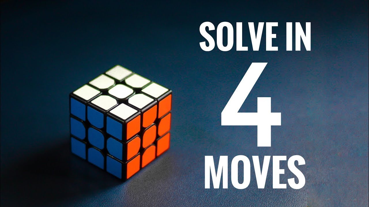 How to Solve a Rubik’s Cube in 4 Moves