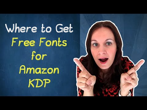 ☀ Where to Get Free Fonts for Amazon KDP (No and Low Content Books)