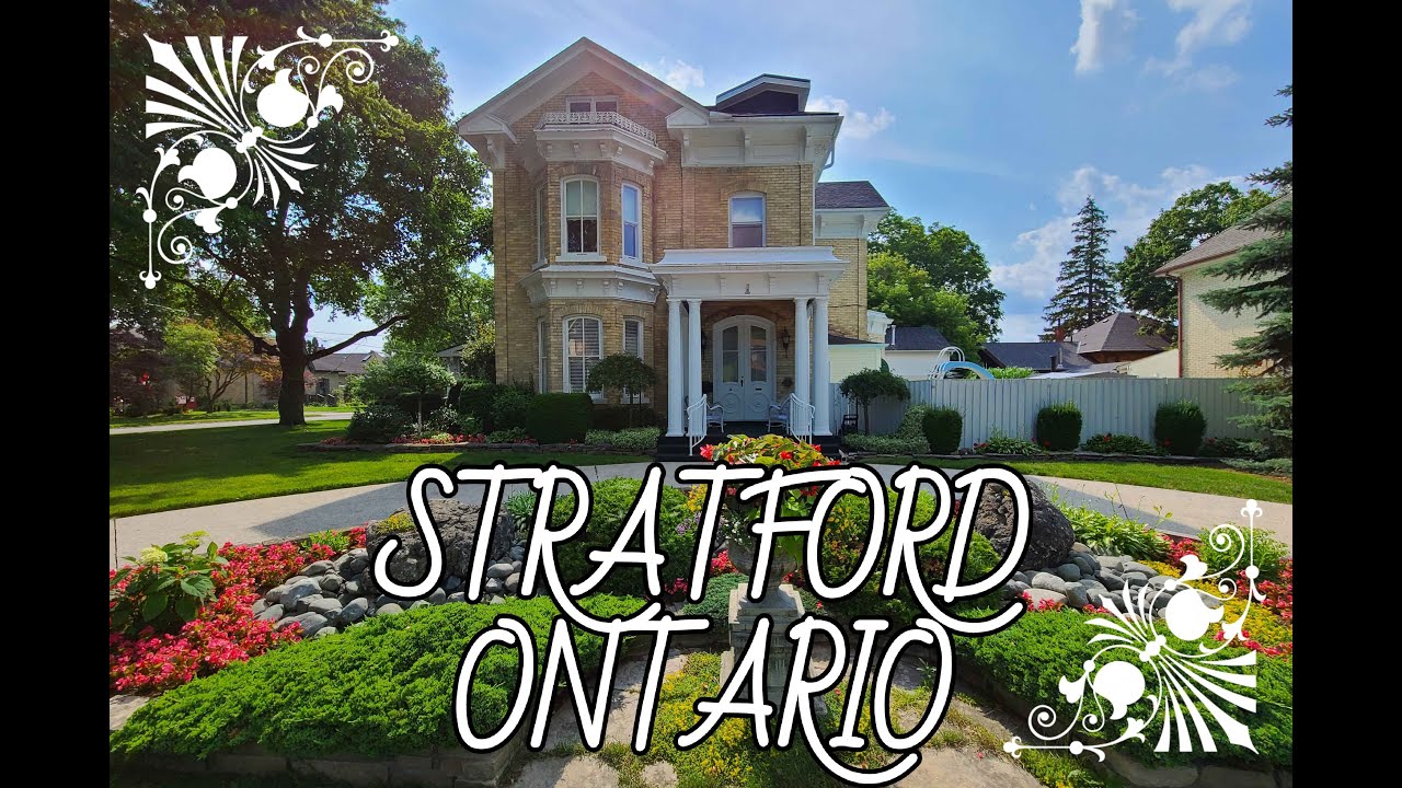 Stratford Ontario - The Arts Are What We Are - Hometown of Justin Bieber - A Quick Hop Around Town