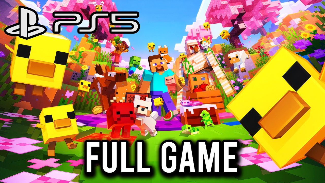 Minecraft PS5 Tiny Takeover UPDATE - FULL GAME Walkthrough (4k 60fps) - No Commentary