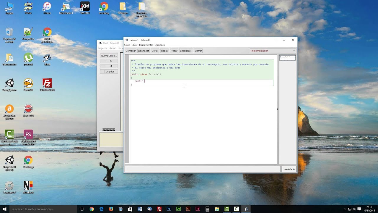 Tutorial 001 BlueJ Java