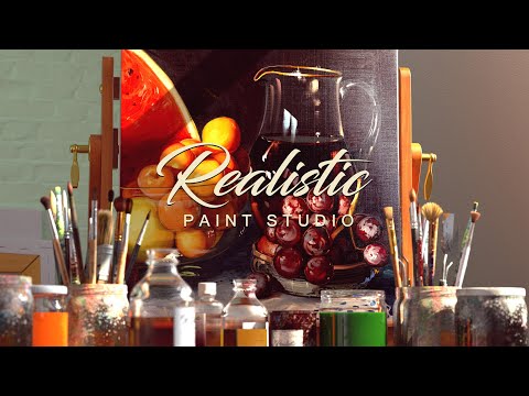 Realistic Paint Studio Digital Art Software Review – SLAP HAPPY LARRY