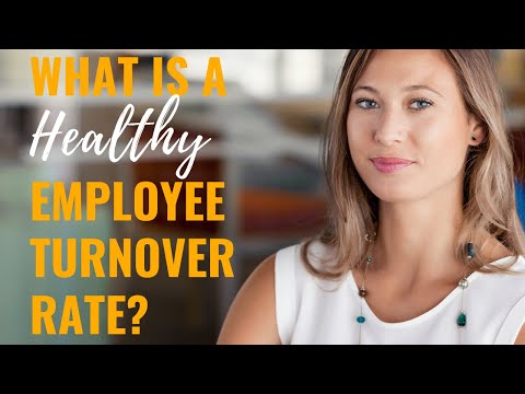 What is a Healthy Employee Turnover Rate? How to calculate and compare to industry standards.