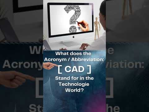 [ CAD ] What Does It Mean ??? | Quiz & Trivia | Technology World | #shorts
