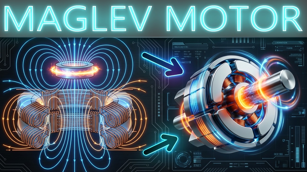 New Magnetic Motor Has 0% Friction | 100,000 RPM+