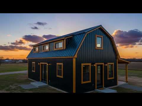 AFFORDABLE BARNDOMINIUM HOMES DESIGN UNDER 100K YOU CAN BUILD | exterior and interior