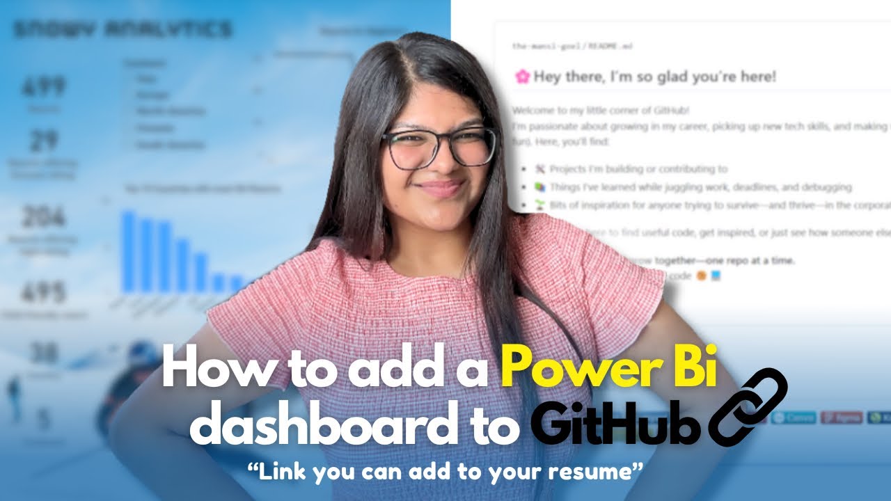 How to add a Power Bi Dashboard in GitHub | Shareable Link for Resume & Portfolio!