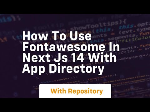 How to use fontawesome in next js 14 with app directory