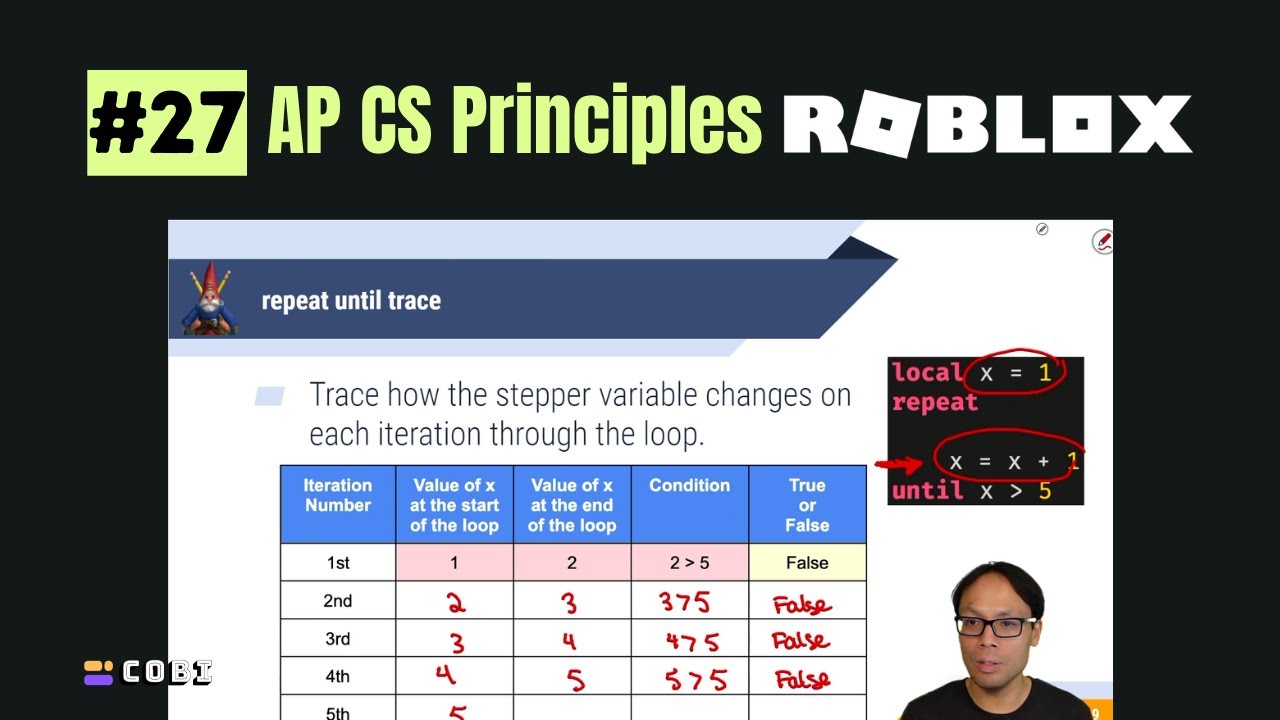 [AP CS Principles Roblox] repeat until loop