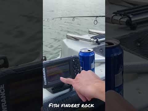 Lowrance fish finder is pretty rad, it helps us find the fish