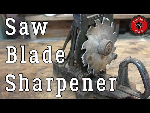 Antique Saw Blade Sharpener [Restoration]